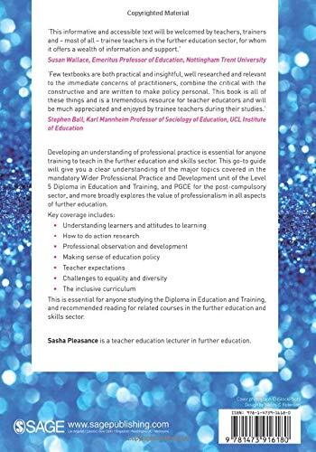 Wider Professional Practice in Education and Training Paperback Book ...