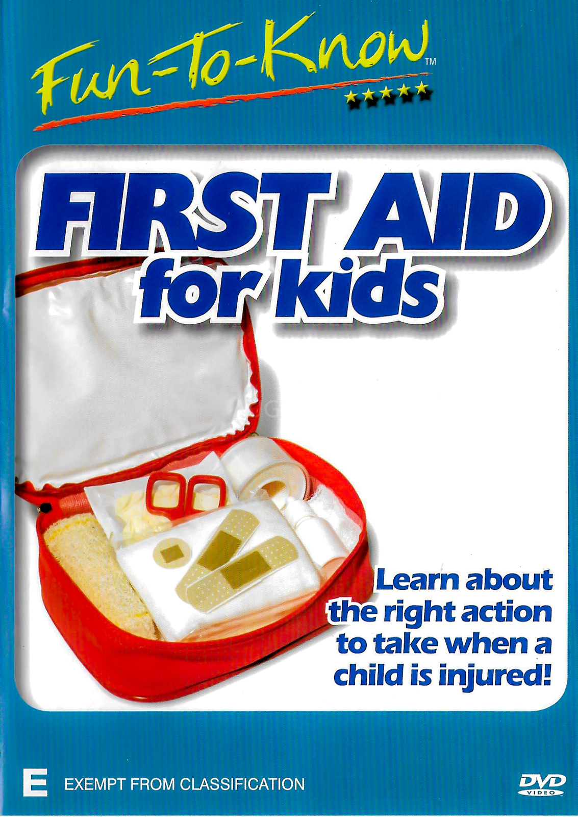 Fun to Know- First Aid For Kids -Kids DVD Rare Aus Stock New Region ALL ...
