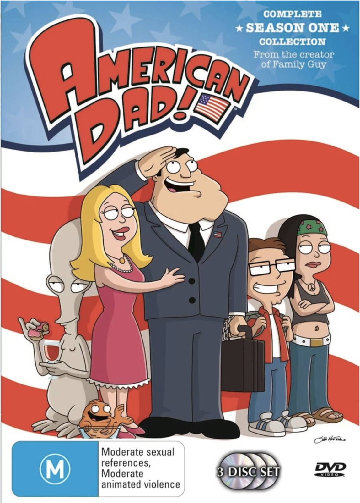 AMERICAN DAD: COMPLETE SEASON 1 COLLECTION -DVD Series Animated ...